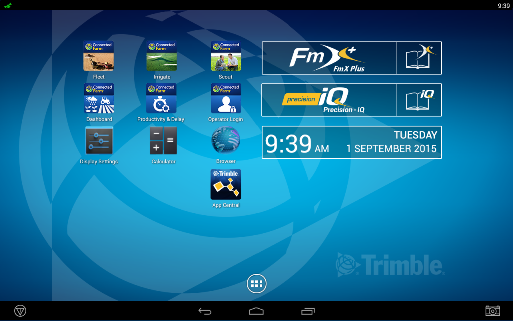 Trimble Launcher Mockup App Central - Trimble Ag Developer Network